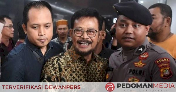 Arief Sopian: Biaya Sekali Entertain SYL dari Rp50 juta Hingga Rp100 Juta